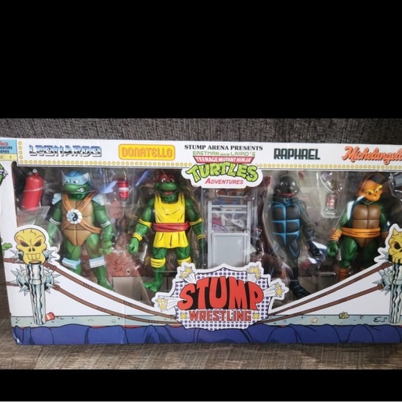 Toys | Tmnt Stump Wrestling Action Figure Set | Poshmark